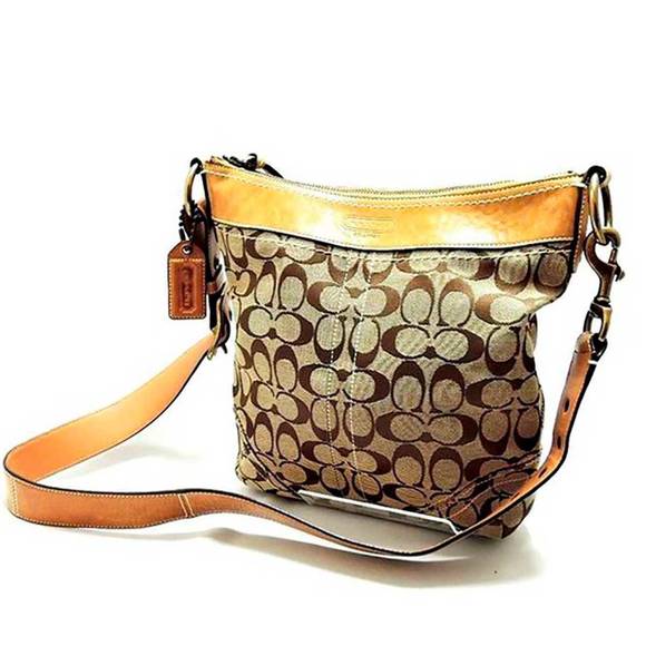 Coach | Bags | Coach Signature Medium Duffle Shoulder Bag 403 | Poshmark